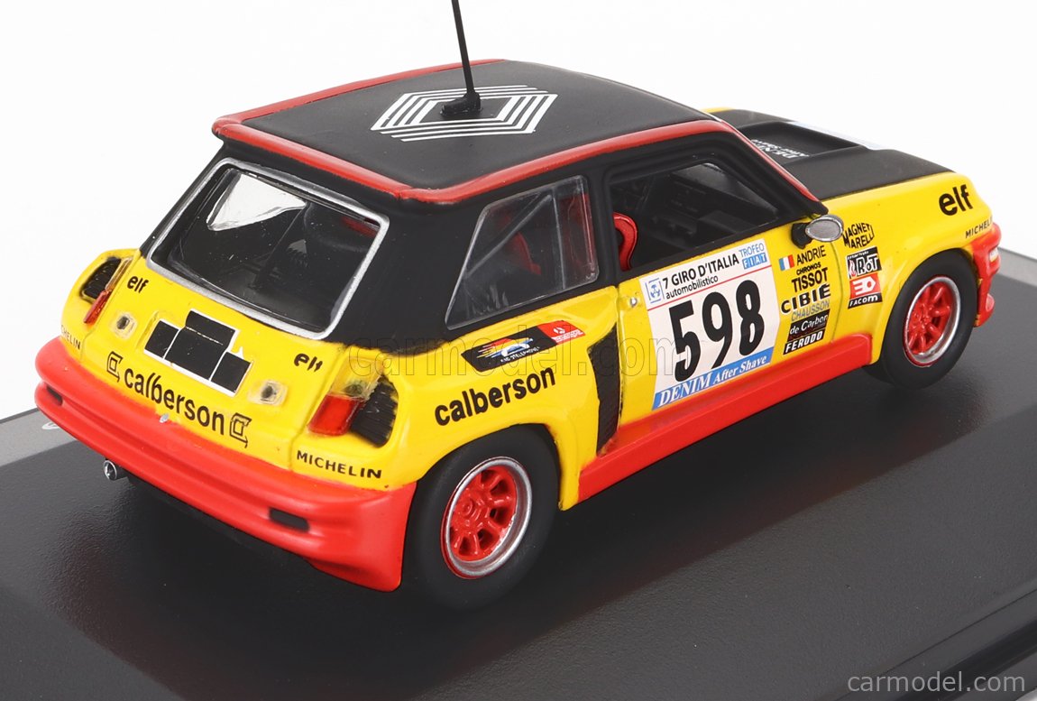 EDICOLA A&RSCHG079 Echelle 1/43 | RENAULT R5 TURBO N 598 RALLY GIRO D'ITALIE 1979 G.FREQUELIN ...