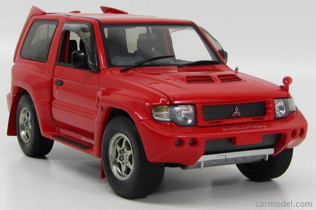 AUTOART 77132 Echelle 1/18 | MITSUBISHI PAJERO EVOLUTION 1997 RED