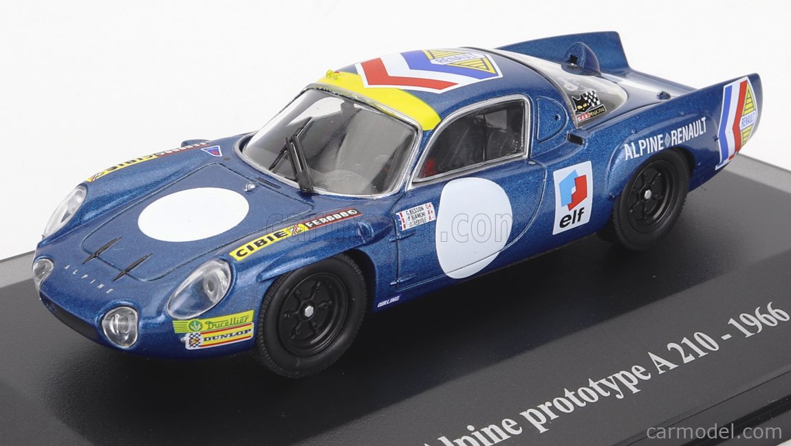 EDICOLA A&RSCHG043 Scale 1/43 | RENAULT ALPINE PROTOTYPE A210 N 0 1966 ...