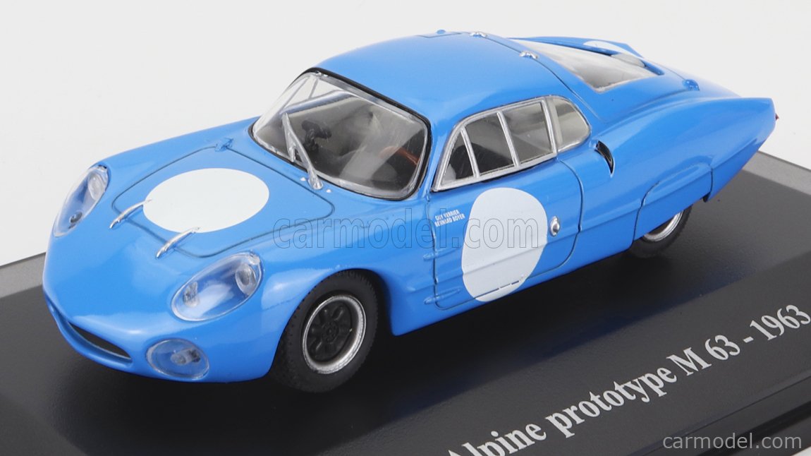 EDICOLA A&RSCHG041 Scale 1/43 | RENAULT ALPINE PROTOTYPE M63 1963 BLUE ...
