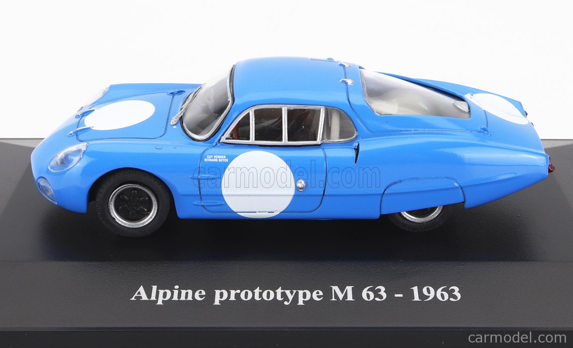 EDICOLA A&RSCHG041 Scale 1/43 | RENAULT ALPINE PROTOTYPE M63 1963 BLUE ...