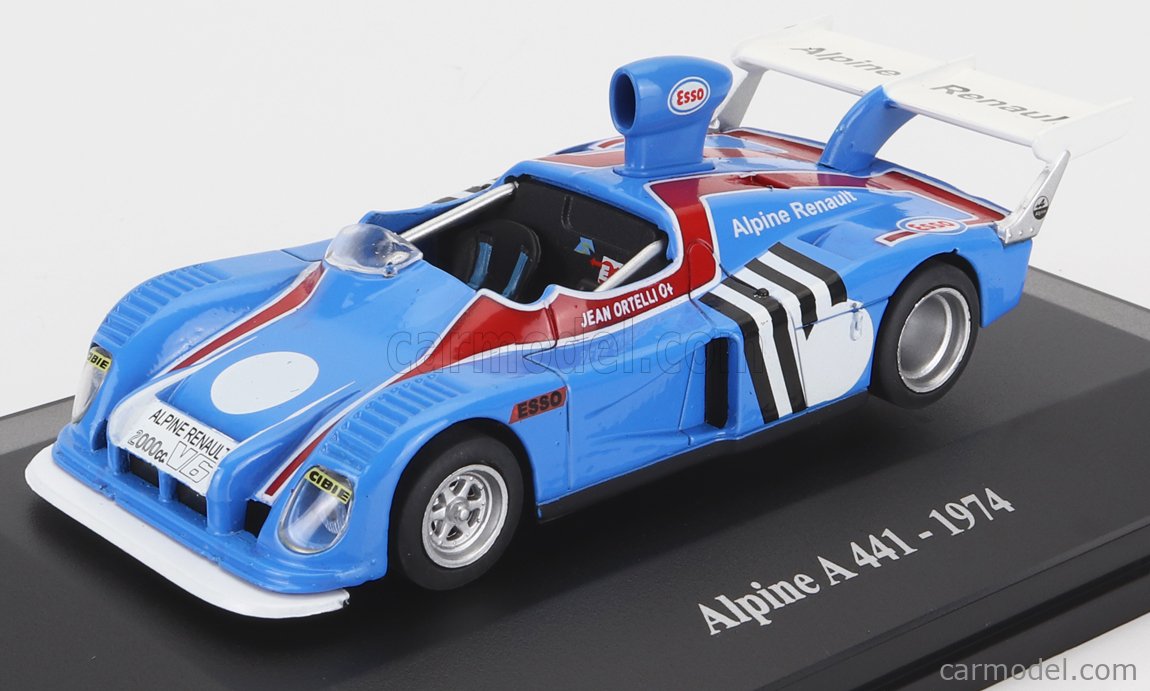 EDICOLA A&RSCHG038 Scale 1/43 | RENAULT ALPINE A441 N 0 RACING 1974 J ...