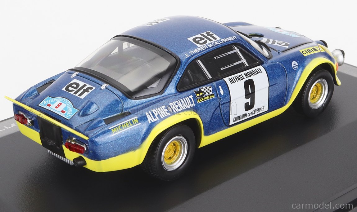EDICOLA A&RSCHG035 Scale 1/43 | RENAULT ALPINE A110 N 9 CEVENNES 1972 J ...