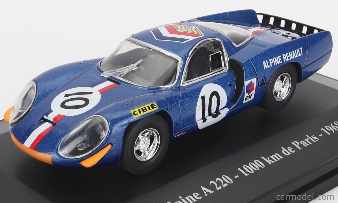 EDICOLA A&RSCHG031 Scale 1/43 | RENAULT ALPINE A220 N 10 1000km PARIS ...