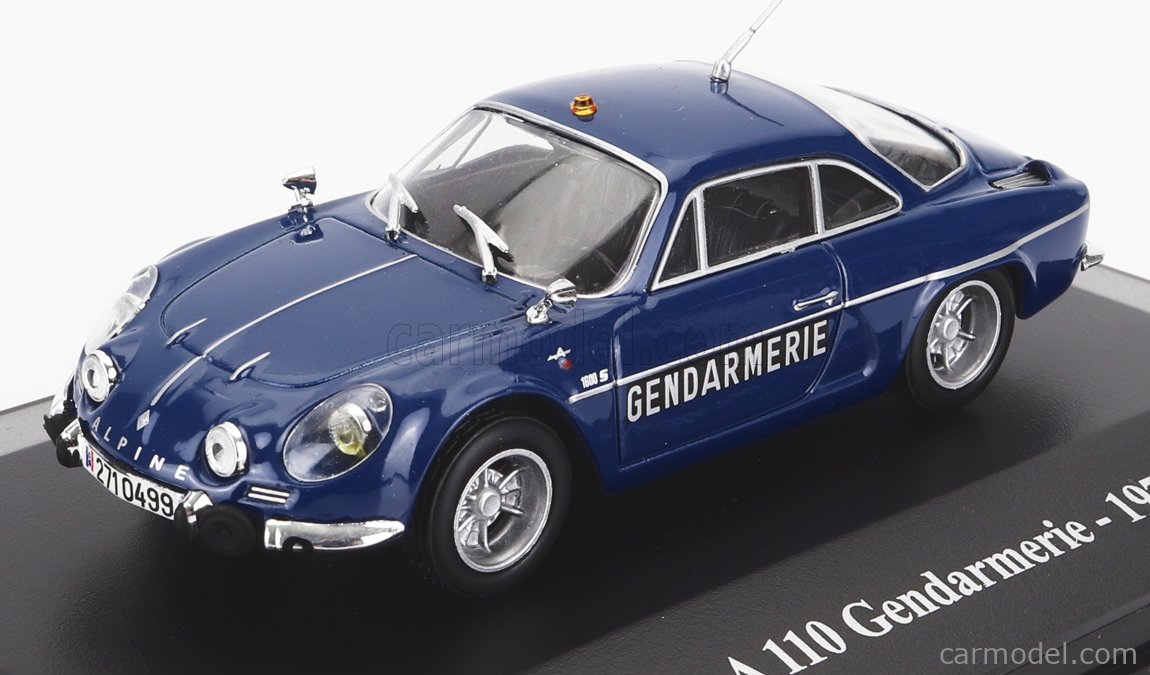 EDICOLA A&RSCHG017 Echelle 1/43 | RENAULT ALPINE A110 GENDARMERIE ...