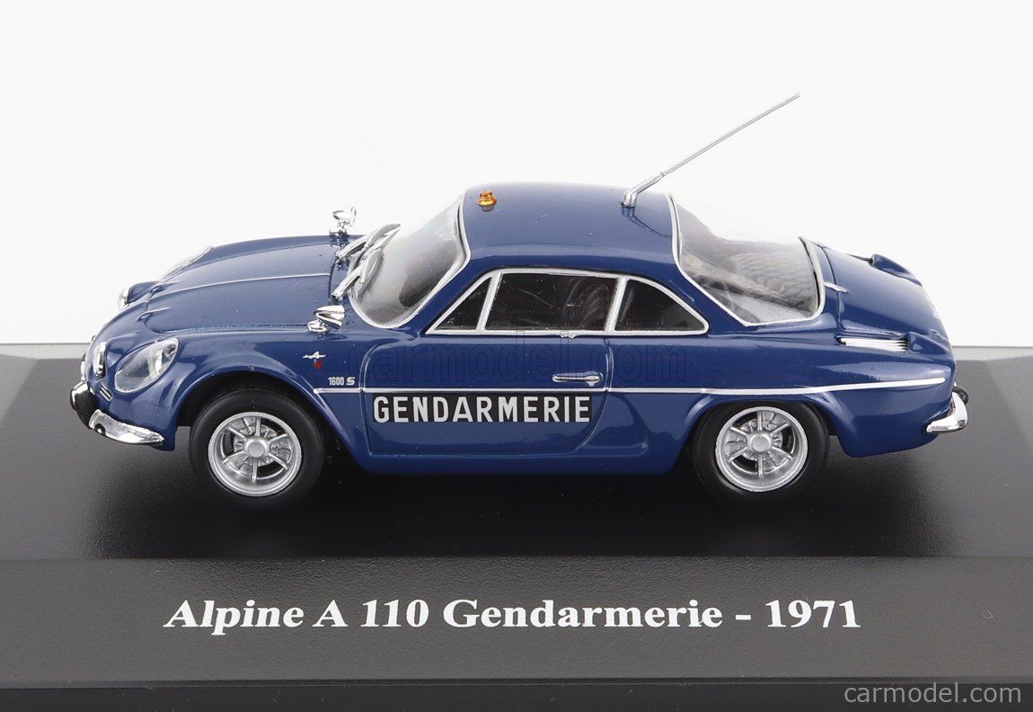 EDICOLA A&RSCHG017 Escala 1/43 | RENAULT ALPINE A110 GENDARMERIE POLICE ...