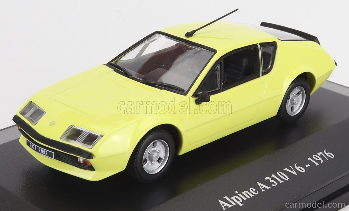 EDICOLA A&RSCHG016 Scale 1/43 | RENAULT ALPINE A310 V6 1976 YELLOW