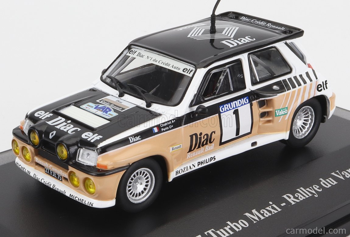 EDICOLA A&RSCHG014 Scale 1/43 | RENAULT R5 MAXI TURBO TEAM DIAC N 1 ...