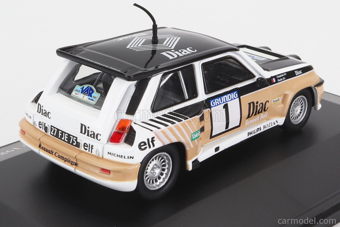 EDICOLA A&RSCHG014 Scale 1/43 | RENAULT R5 MAXI TURBO TEAM DIAC N 1 ...