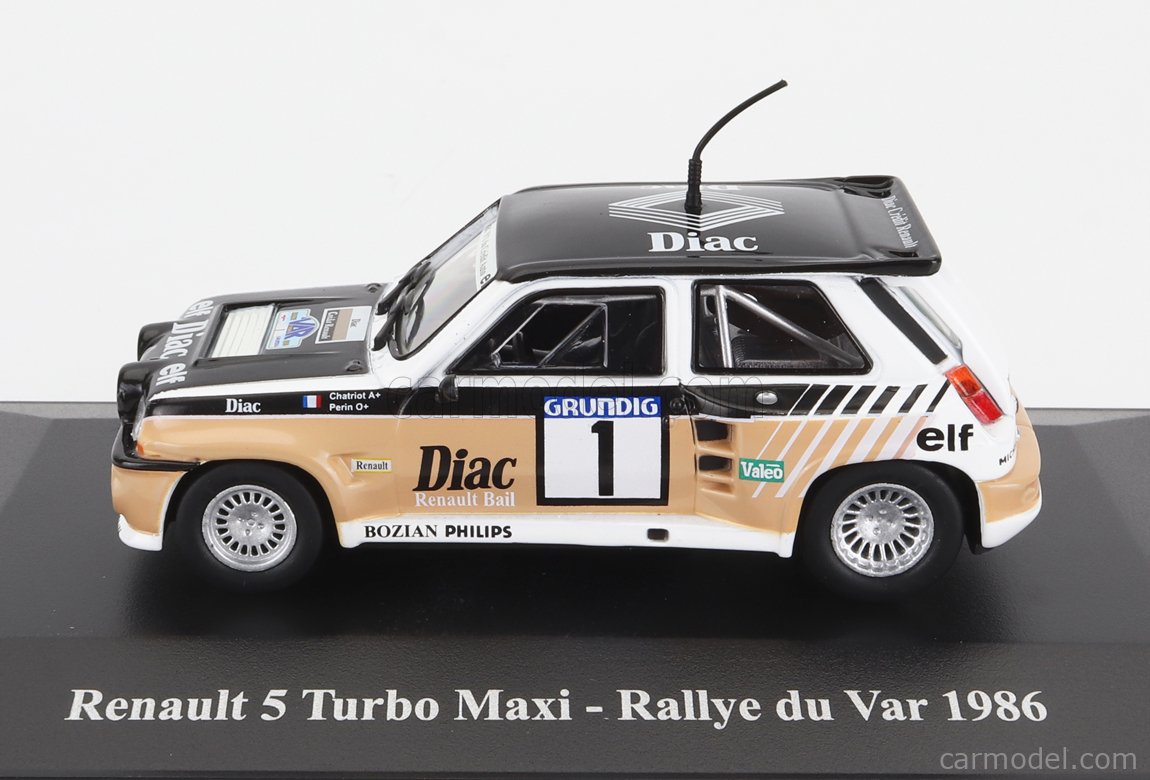 EDICOLA A&RSCHG014 Scale 1/43 | RENAULT R5 MAXI TURBO TEAM DIAC N 1 ...