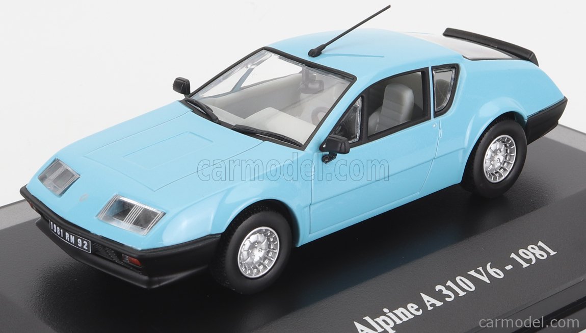 EDICOLA A&RSCHG013 Scale 1/43 | RENAULT ALPINE A310 V6 1981 LIGHT BLUE