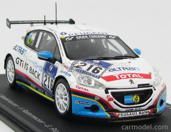 SPARK-MODEL SG106 Scale 1/43 | PEUGEOT 208 GTI N 216 WINNER CLASS SP2T ...