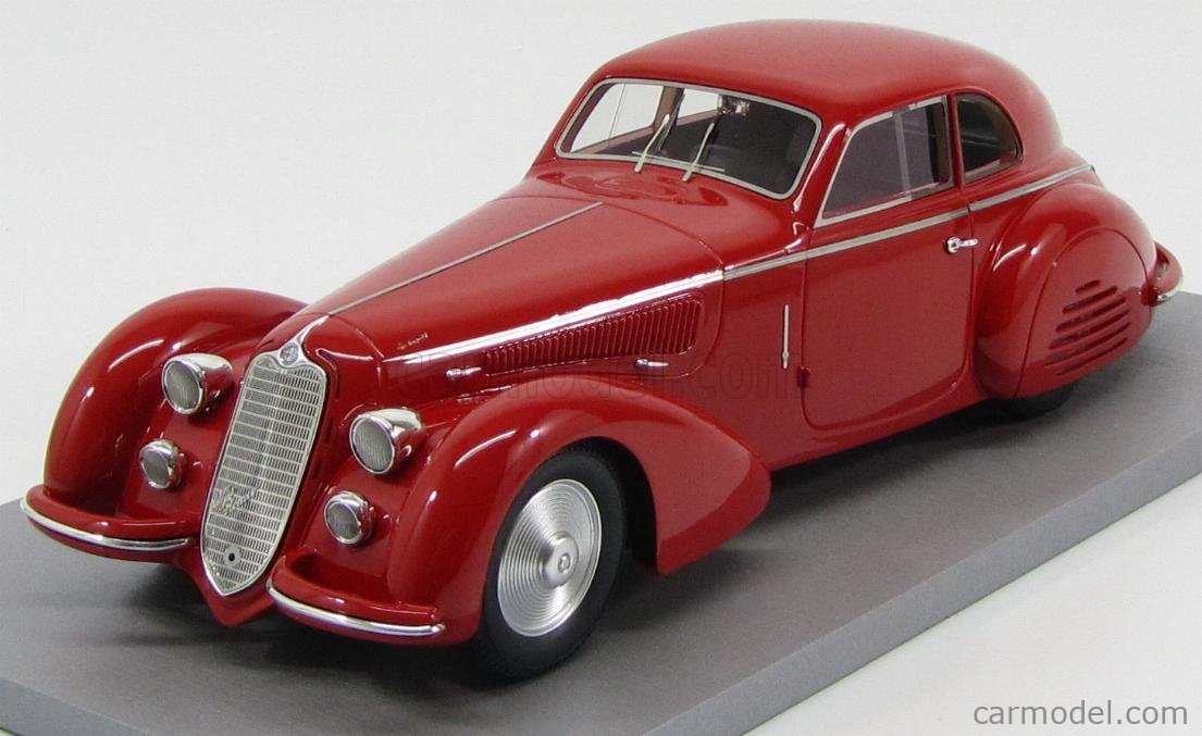 BBR-MODELS BLM1803C Scale 1/18 | ALFA ROMEO 8C 2900B LUNGO 1937 RED