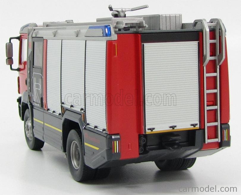 WIKING 7611 Scale 1/43 | MAN 16T TRUCK FIRE ENGINE 2003 RED BLACK GREY