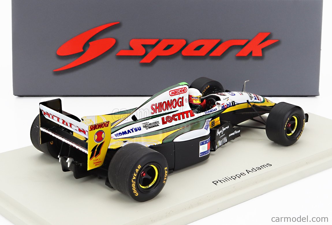 SPARK-MODEL S1679 Masstab: 1/43 | LOTUS F1 109 N 11 BELGIUM GP 1994 ...
