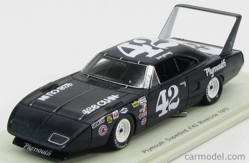 SPARK-MODEL S3596 Scale 1/43 | PLYMOUTH SUPERBIRD 426 C.I. N 42 ...