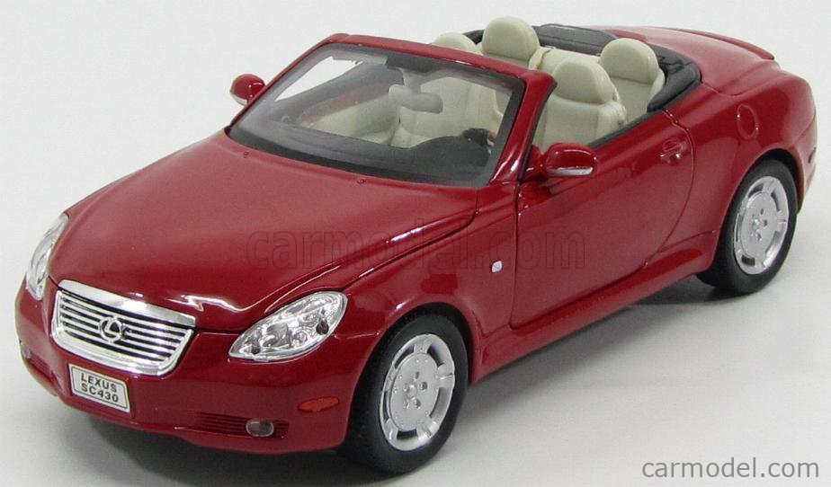 WELLY WE22439R Escala 1/24 | LEXUS SC430 CABRIOLET 2003 RED