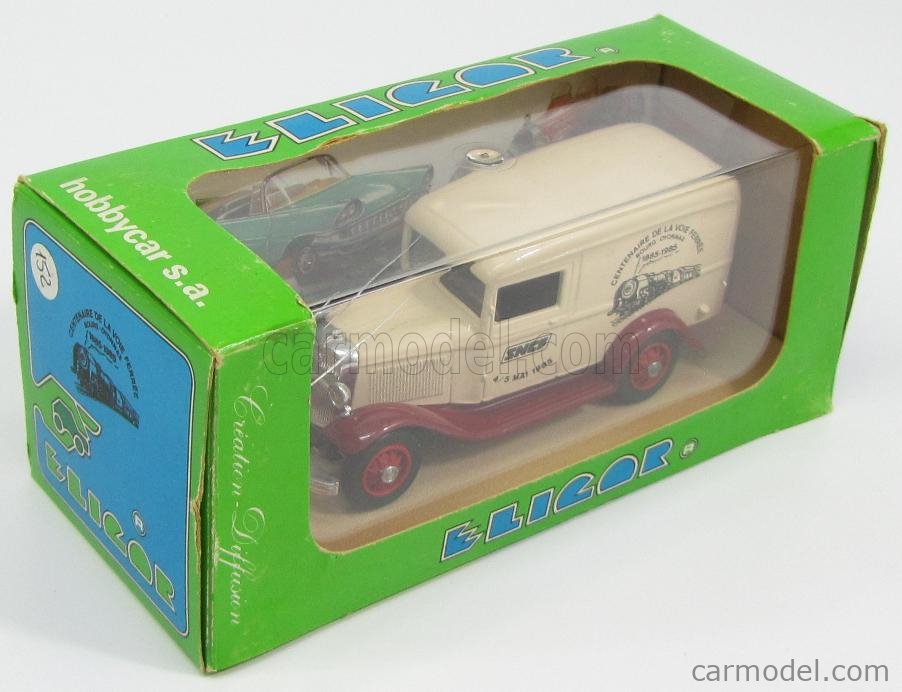 ELIGOR 75146 Scale 1/43 | FORD USA V8 VAN 1934 SNCF CENTENAIRE DE LA ...