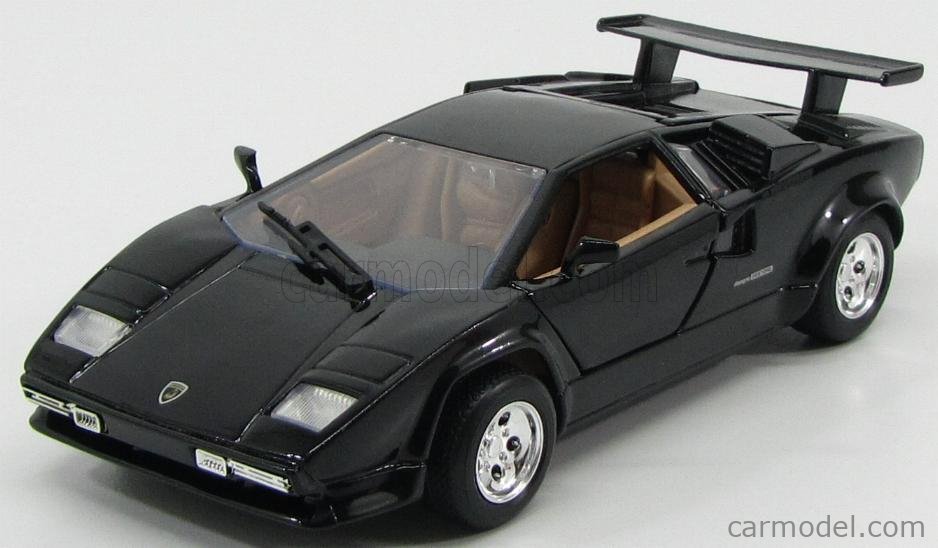 MOTOR-MAX 73219BK Scale 1/24 | LAMBORGHINI COUNTACH LP5000S 1998 BLACK