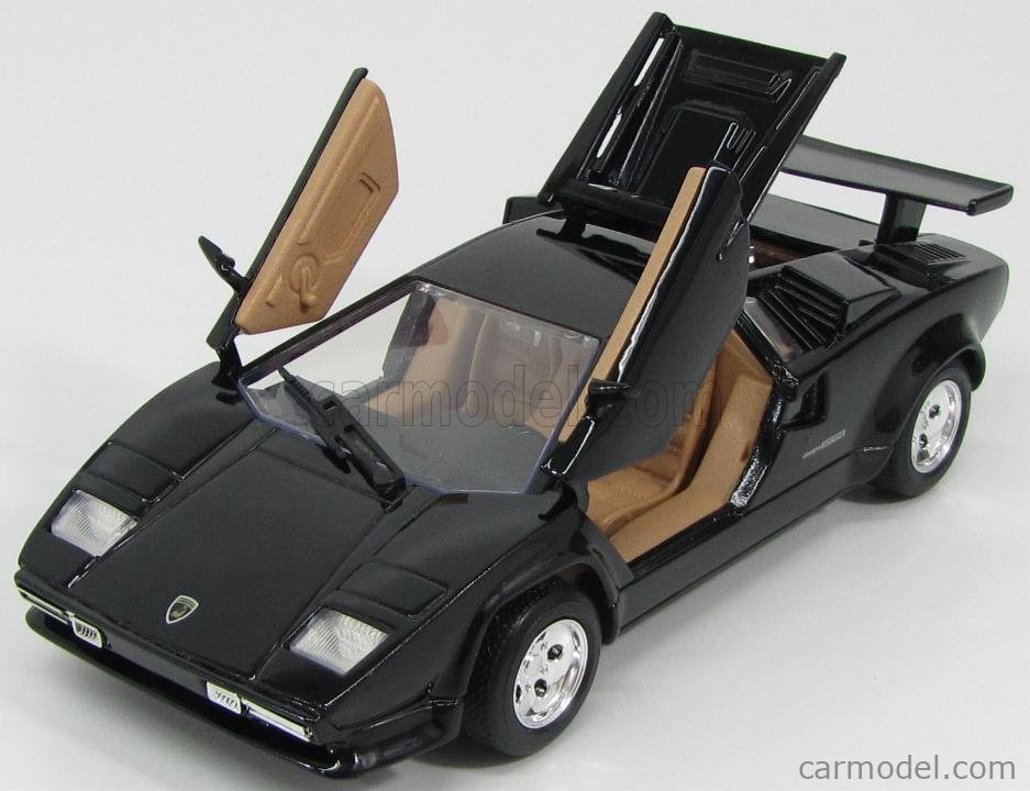MOTOR-MAX 73219BK Scale 1/24 | LAMBORGHINI COUNTACH LP5000S 1998 BLACK