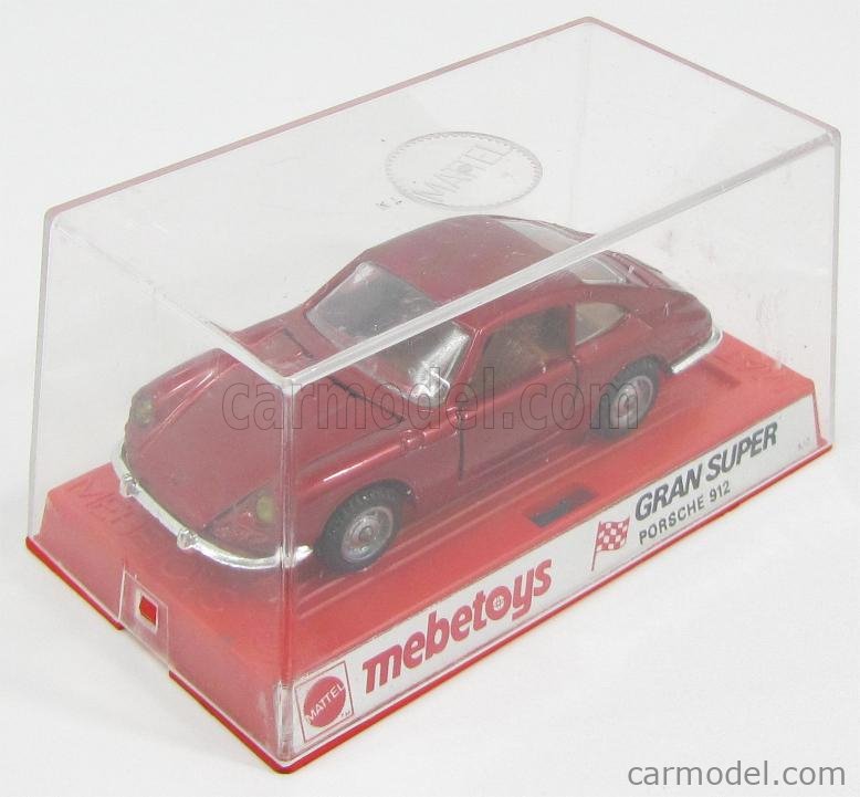 MEBETOYS MATTEL A12 Scale 1/43 | PORSCHE 911 912 (3 ISSUE) RED MET