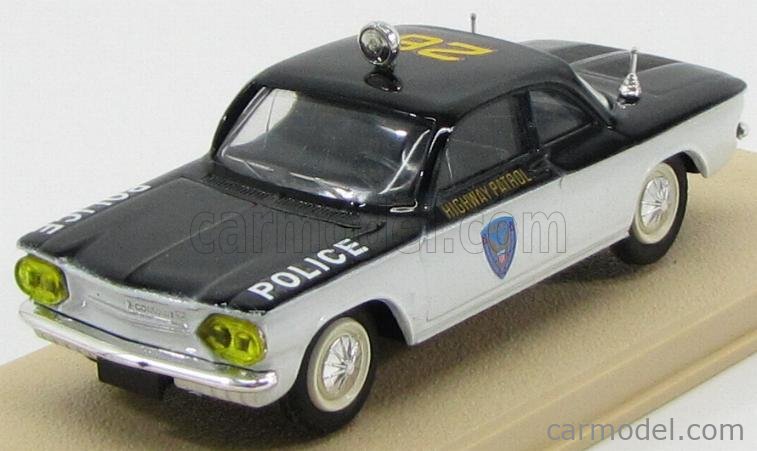 ELIGOR 1150 Escala 1/43 | CHEVROLET CORVAIR MONZA USA POLICE 1962 BLACK ...