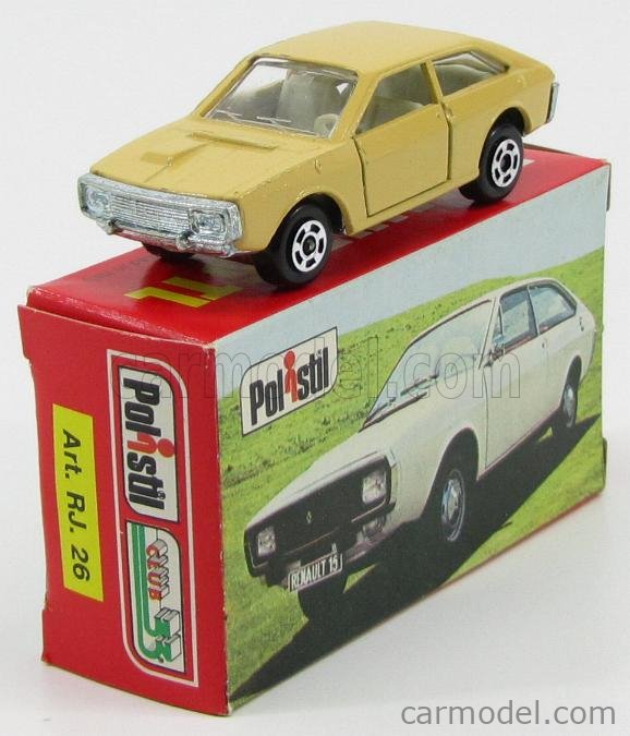 POLITOYS POLISTIL RJ26 Scale 1/55 | RENAULT R15TL CREAM