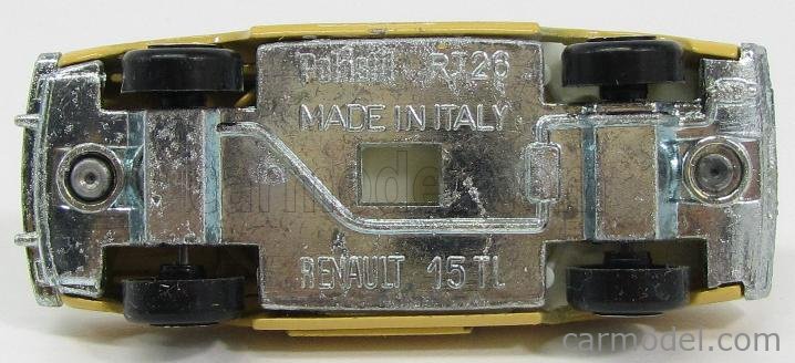 POLITOYS POLISTIL RJ26 Scale 1/55 | RENAULT R15TL CREAM