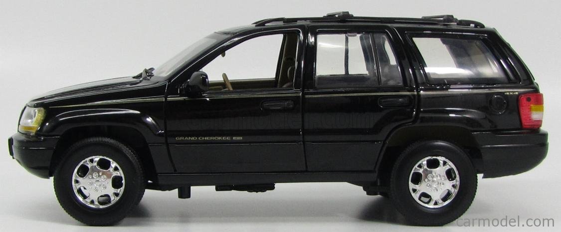 MOTOR-MAX 73123BK Escala 1/18 | JEEP GRAND CHEROKEE LIMITED 1998 BLACK