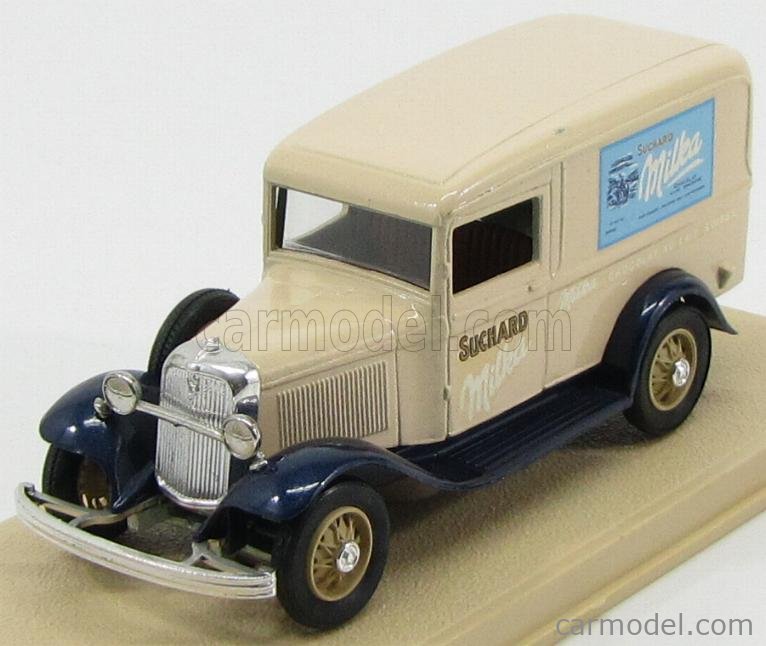 ELIGOR 1505 Scale 1/43 | FORD USA V8 VAN 1934 MILKA SUCHARD BEIGE BLUE