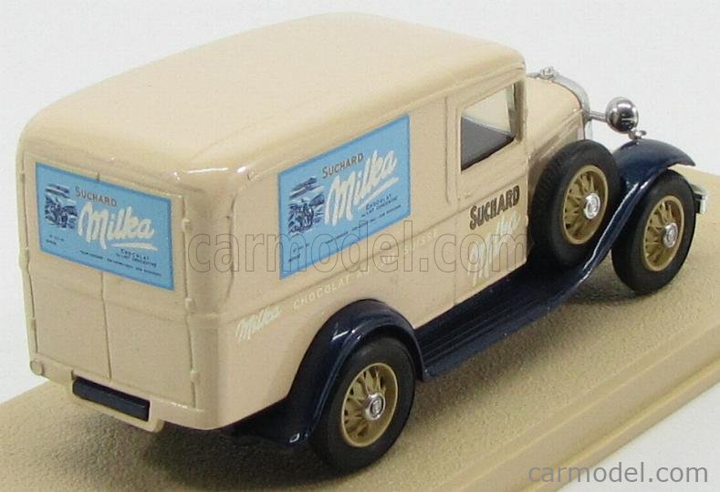 ELIGOR 1505 Scale 1/43 | FORD USA V8 VAN 1934 MILKA SUCHARD BEIGE BLUE