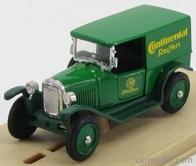 ELIGOR 1061 Escala 1/43 | OPEL 4PS VAN 1926 CONTINENTAL REIFEN GREEN