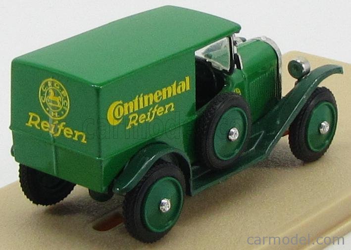 ELIGOR 1061 Escala 1/43 | OPEL 4PS VAN 1926 CONTINENTAL REIFEN GREEN
