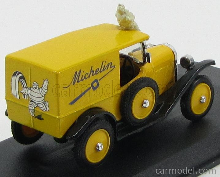 ELIGOR 1064 Scale 1/43 | OPEL 4PS VAN 1926 MICHELIN YELLOW BLACK