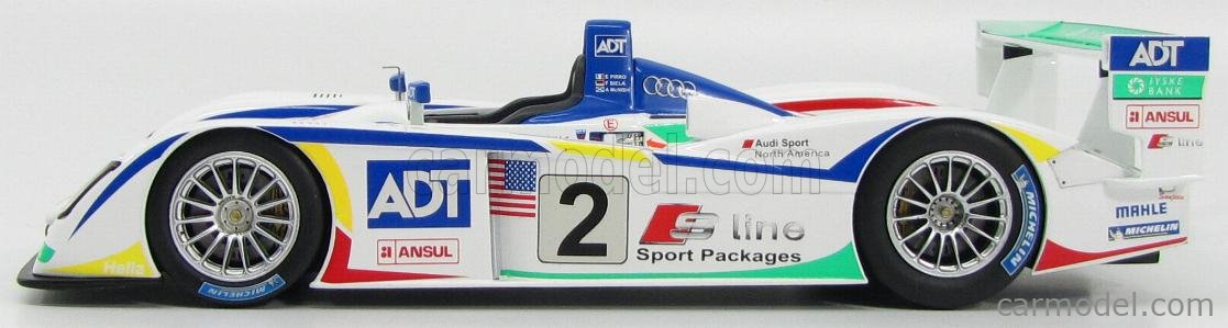 SPARK-MODEL S1805 Scale 1/18 | AUDI R8 3.6L TURBO V8 TEAM ADT CHAMPION ...