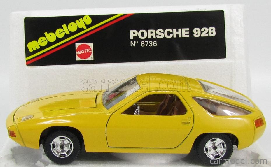 MEBETOYS MATTEL 6736 Scale 1/25 | PORSCHE 928 YELLOW