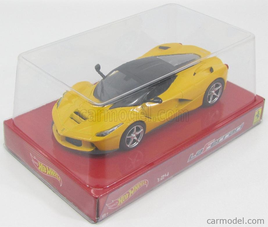 MATTEL HOT WHEELS BLY63 Scale 1/24 | FERRARI LAFERRARI 2013 YELLOW