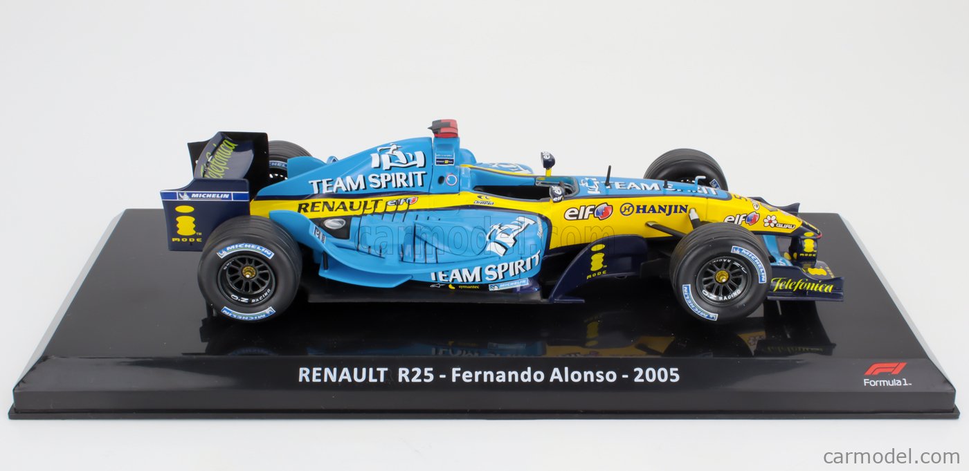 EDICOLA ABFOR028 Scale 1/24 | RENAULT F1 R25 TEAM RENAULT F1 WORLD ...