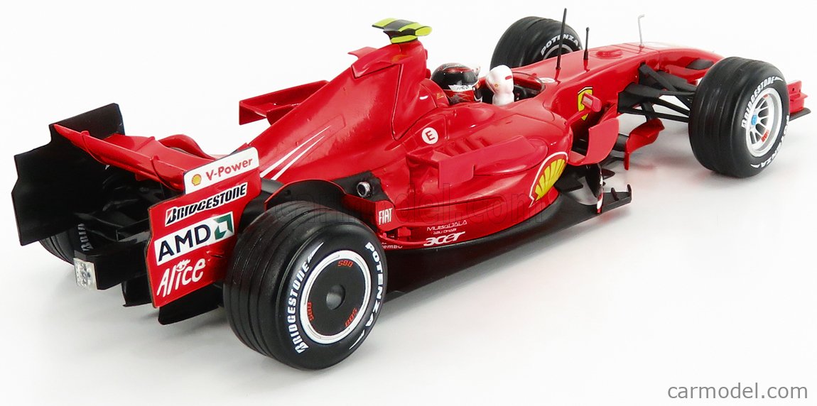 MATTEL HOT WHEELS M6712 Echelle 1/18 | FERRARI F1 F2007 N 6 AUSTRALIAN ...