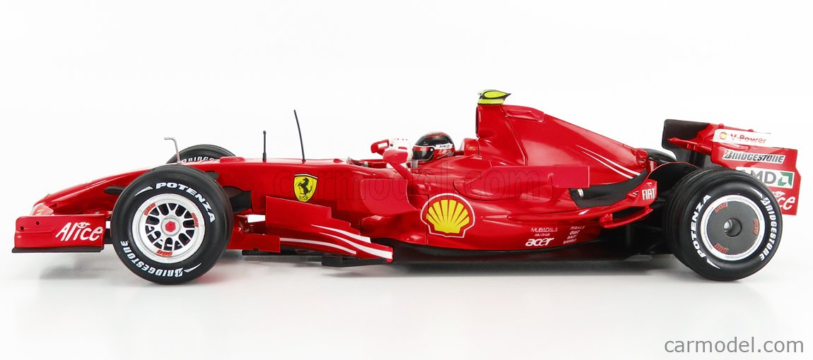 MATTEL HOT WHEELS M6712 Scala 1/18 | FERRARI F1 F2007 N 6 AUSTRALIAN GP ...