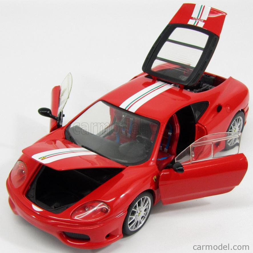 MATTEL HOT WHEELS C0407 Escala 1/18 | FERRARI 360 MODENA CHALLENGE ...