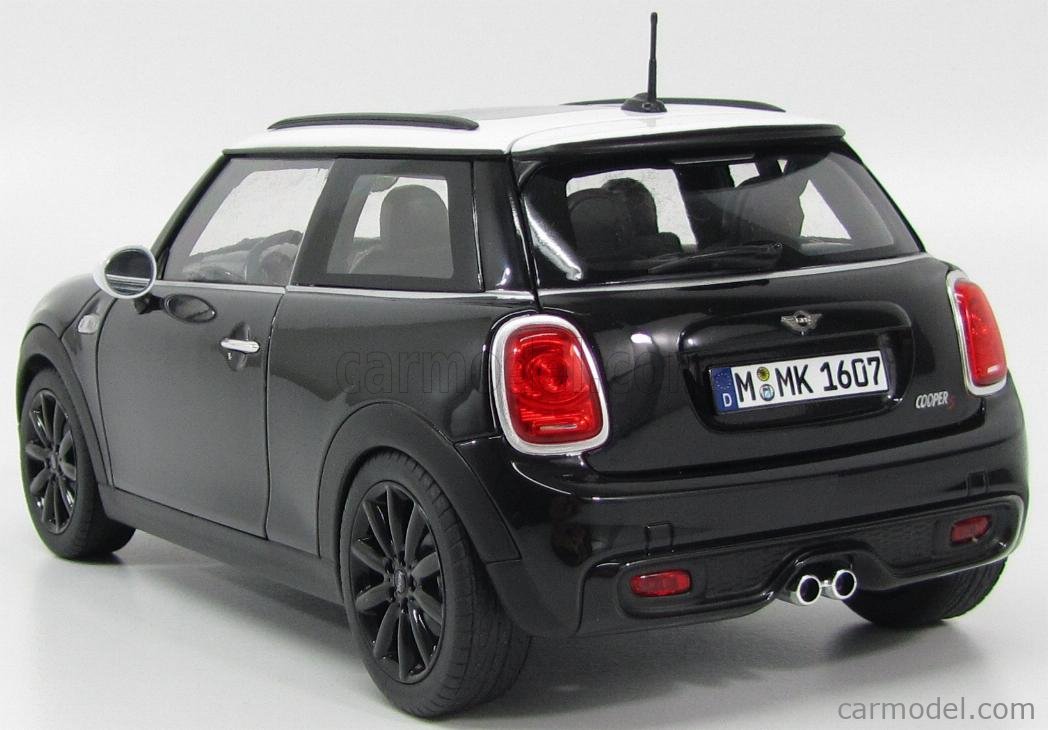 NOREV 80432339558 Scale 1/18 | MINI NEW MINI COOPER S 2014 BLACK WHITE