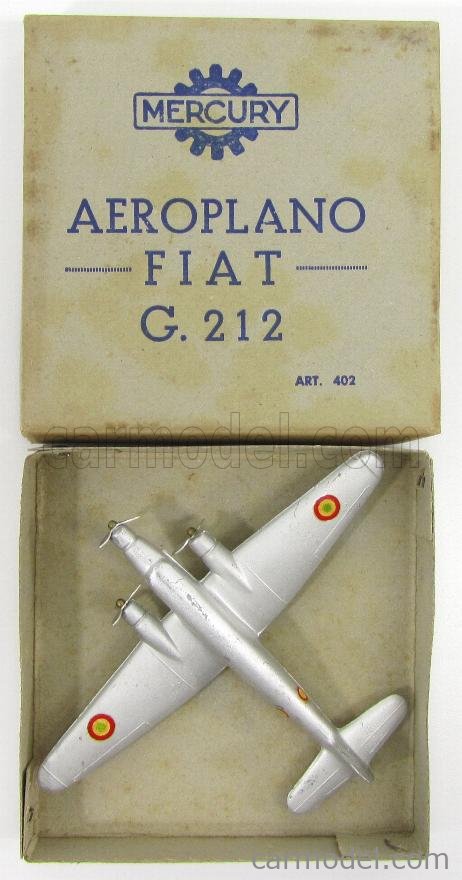 MERCURY-ITALY 402 Scale 1/99 | FIAT G 212 AEROPLANO - AIRCRAFT SILVER