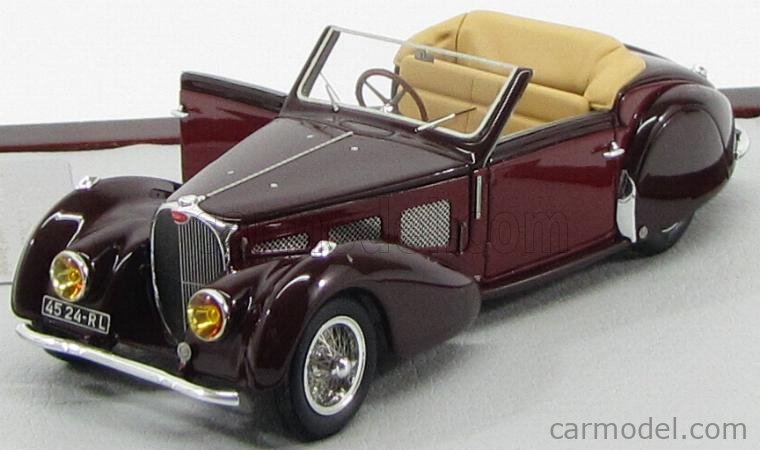 CHROMES CHRO051 Scale 1/43 | BUGATTI T57SC ATALANTE CABRIOLET GANGLOFF ...