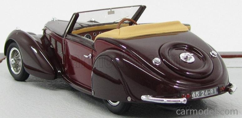 CHROMES CHRO051 Scale 1/43 | BUGATTI T57SC ATALANTE CABRIOLET GANGLOFF ...