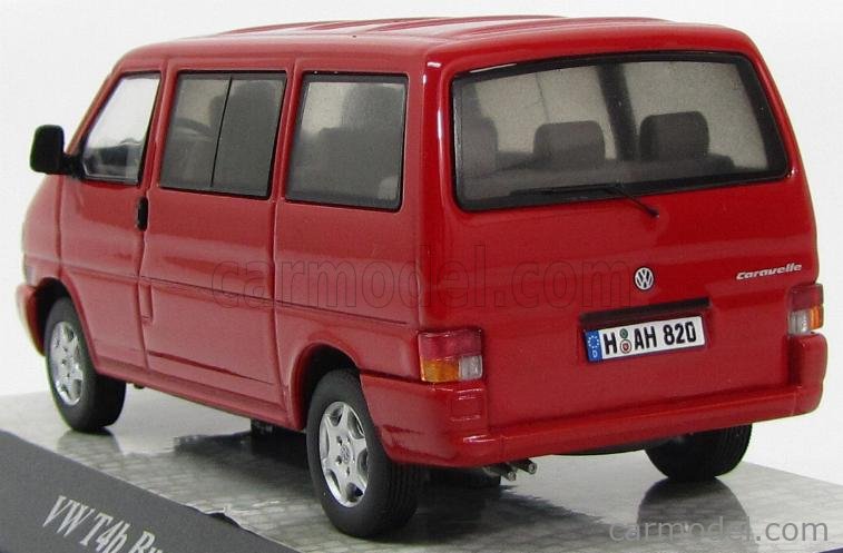 PREMIUM CLASSIXXS 13253 Scale 1/43 | VOLKSWAGEN T4b MINIBUS 1991 RED