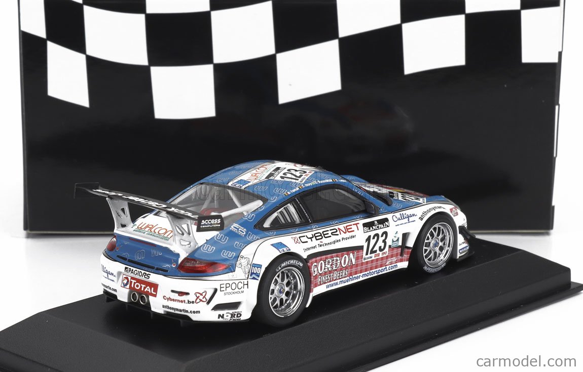 MINICHAMPS 400118923 Scale 1/43 | PORSCHE 911 997-2 GT3 R TEAM MUEHLNER ...
