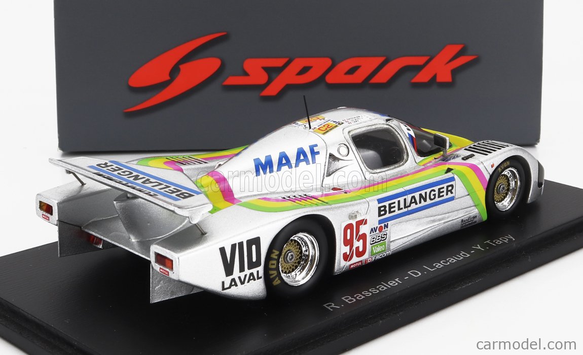 SPARK-MODEL S4081 Scale 1/43 | SAUBER C6 SHS 3.5L S6 TEAM ROLAND ...