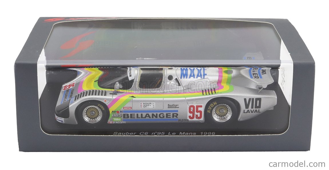 SPARK-MODEL S4081 Масштаб 1/43 | SAUBER C6 SHS 3.5L S6 TEAM ROLAND ...