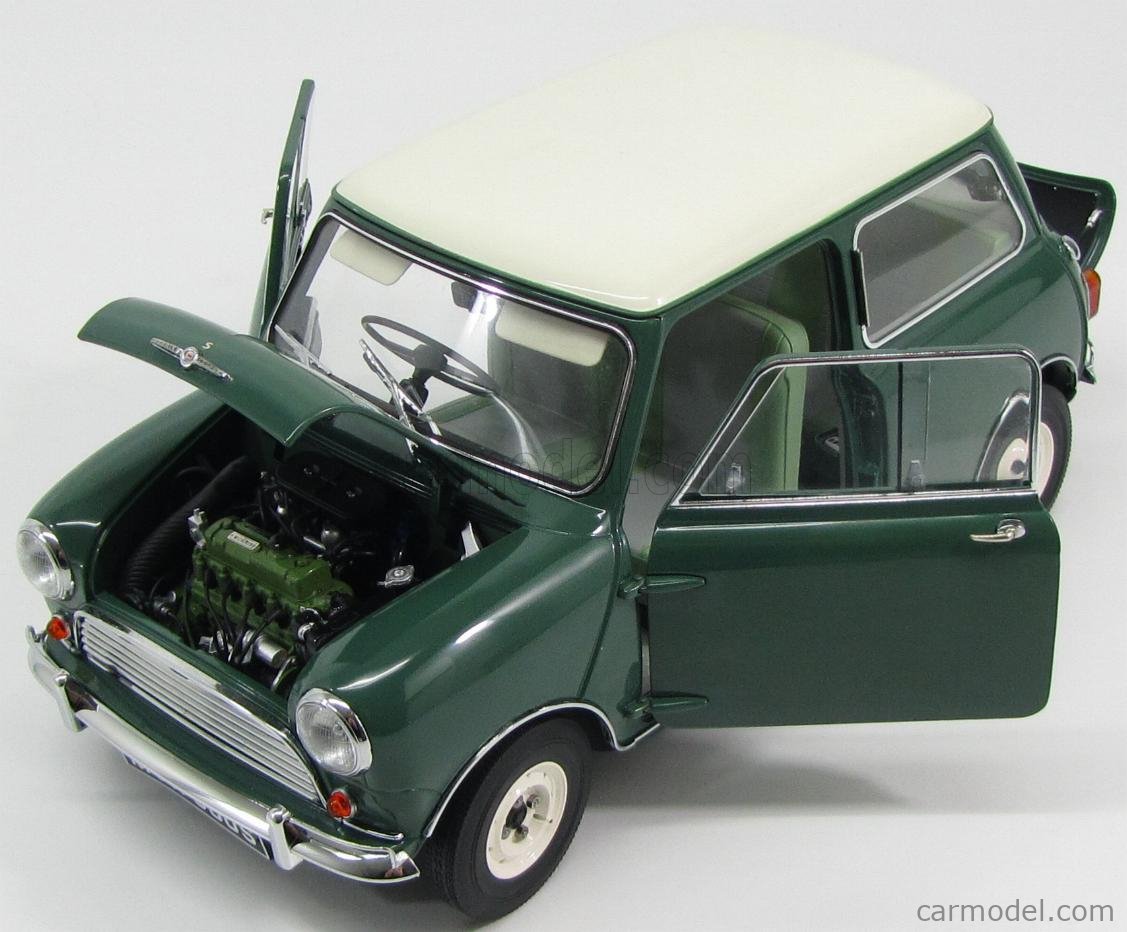 SUN-STAR 05304 Scale 1/12 | MORRIS MINI COOPER S 1963 GREEN WHITE